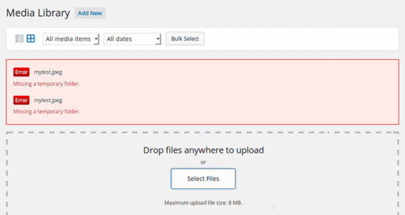 How To Fix Missing A Temporary Folder Error Quickly
